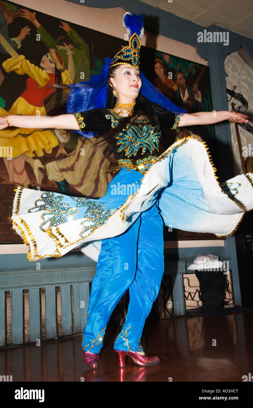 entertainment at an Arabian style restaurant The Red Rose in Beijing ...