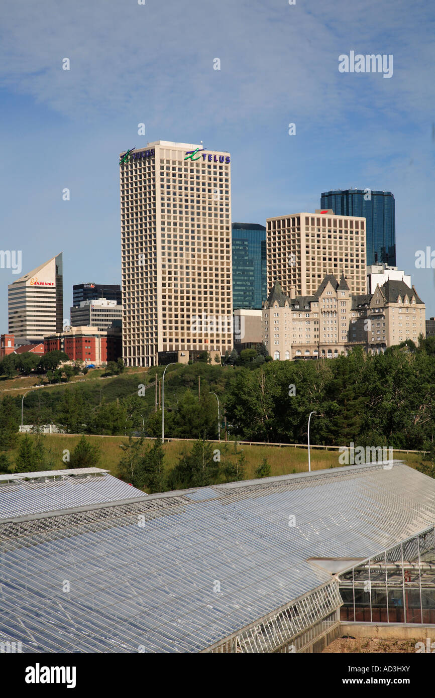 Canada Alberta Edmonton downtown skyline Stock Photo - Alamy