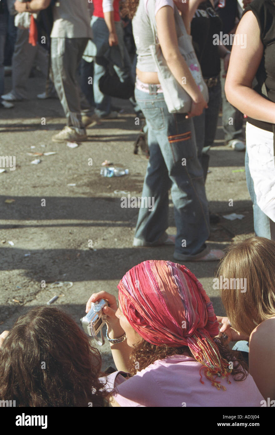 Girl relaxing in rome hi-res stock photography and images - Alamy