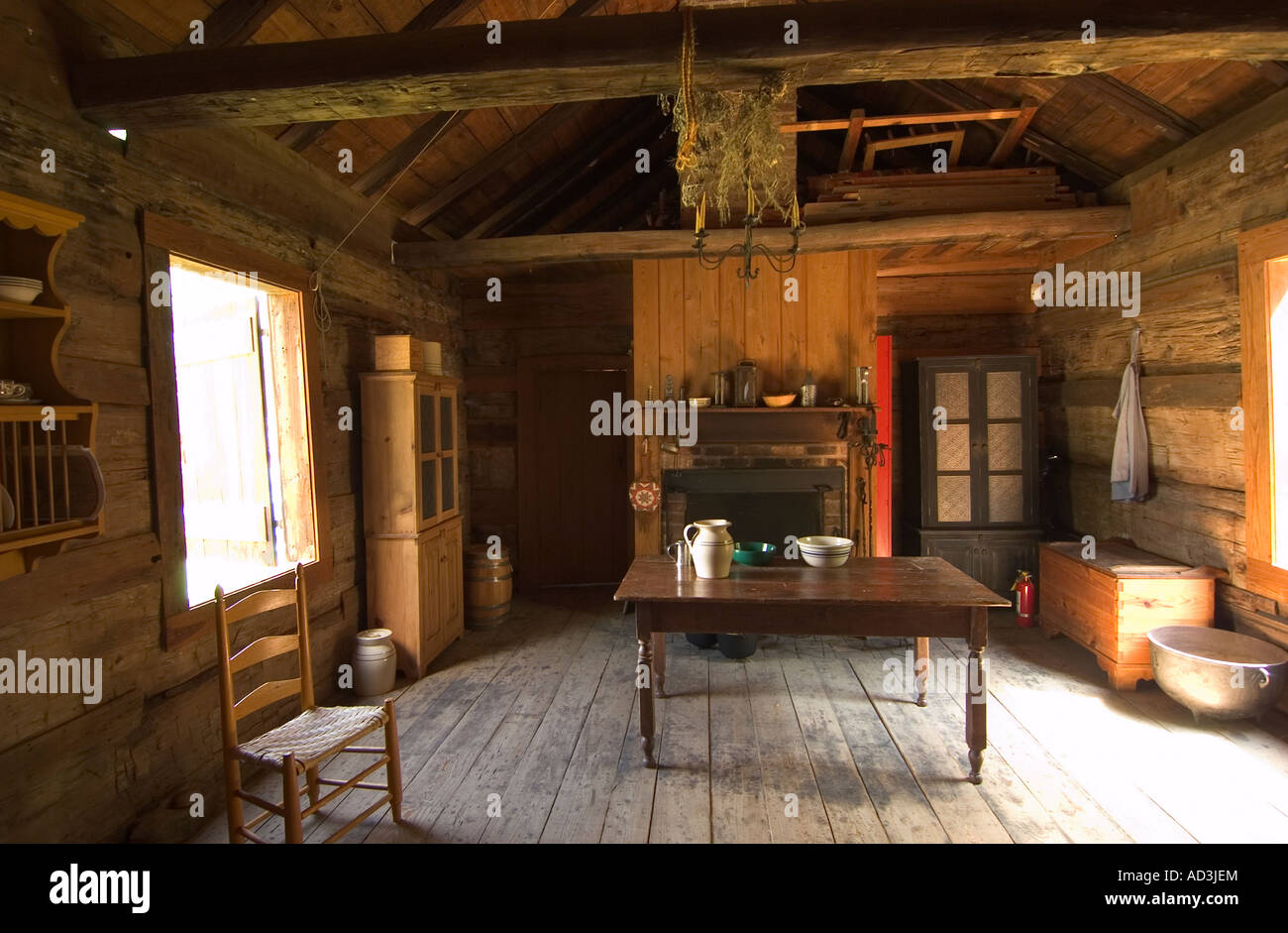 The Plum Bayou Log House is a historic settlement structure from the ...