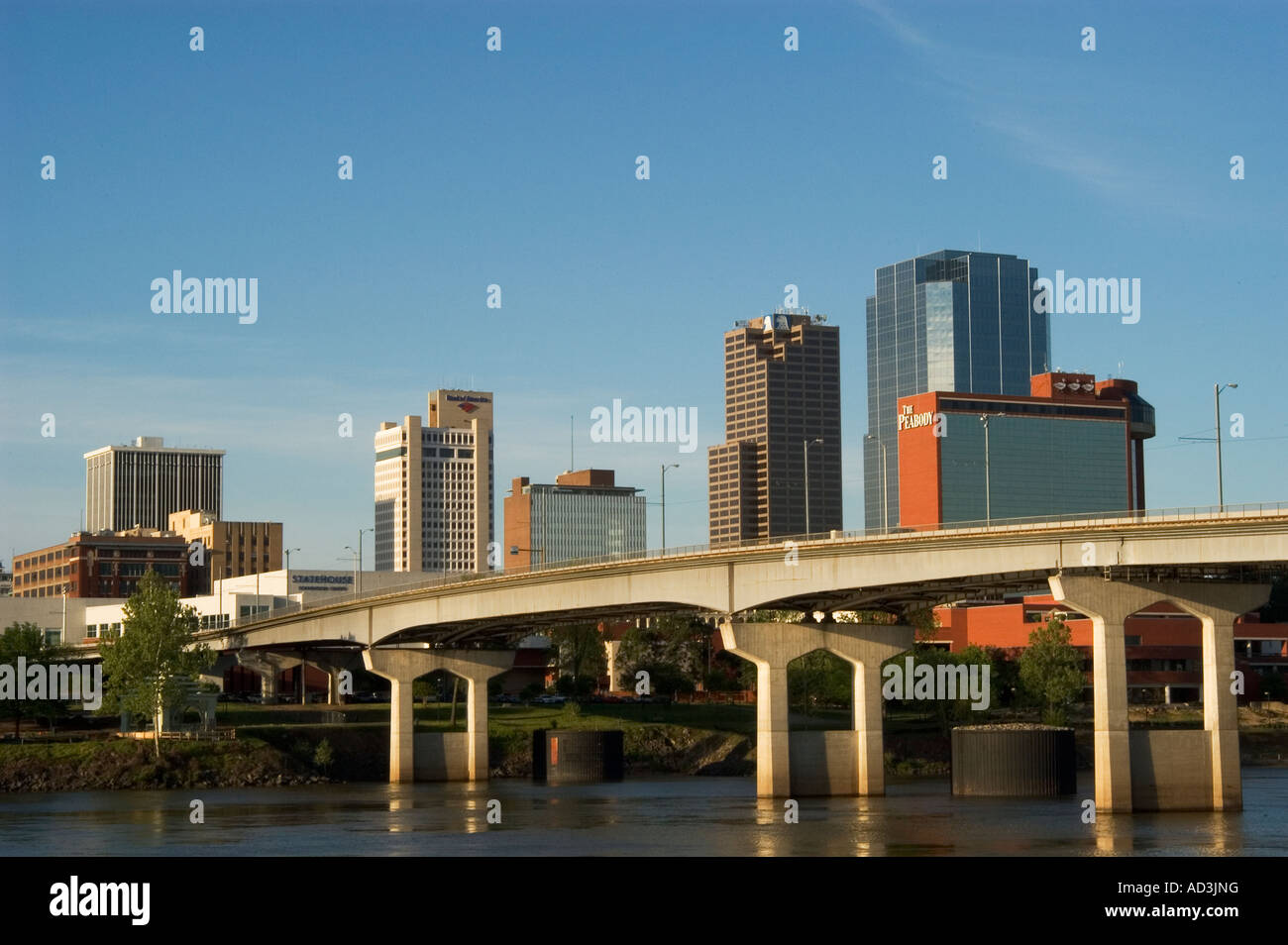 Downtown skyline of Little Rock Arkansas Stock Photo - Alamy
