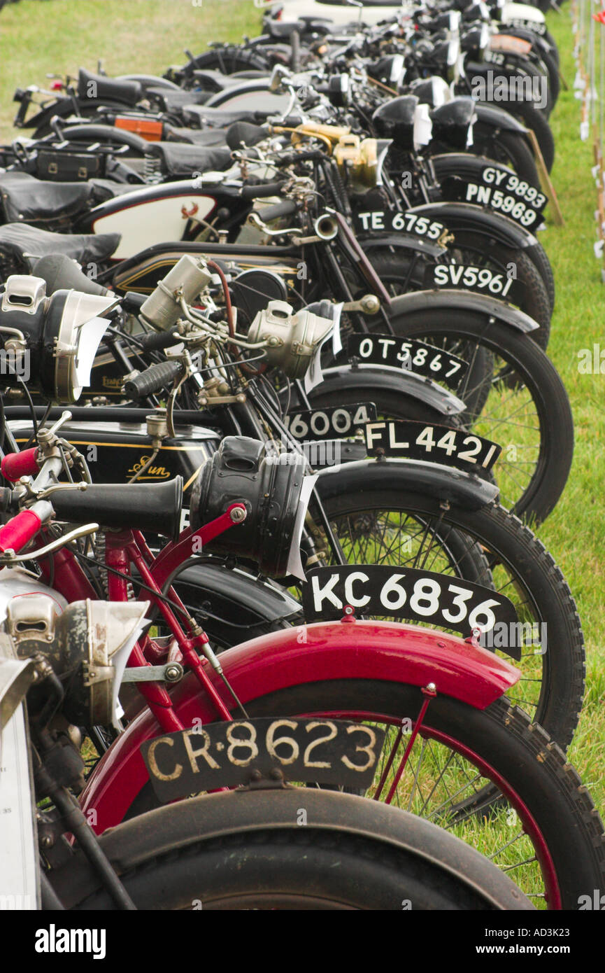 Classic old motorbikes Stock Photo - Alamy
