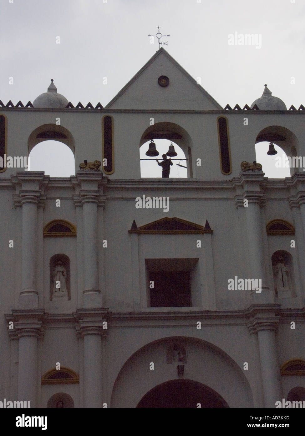Catholic Church colonial Spanish church facade Stock Photo - Alamy