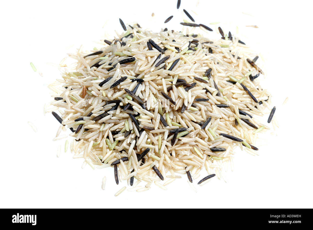 Brown Basmati and Wild Rice Stock Photo - Alamy