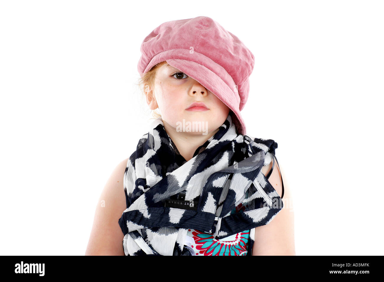 Young Girl Dressing Up Model Released Stock Photo - Alamy