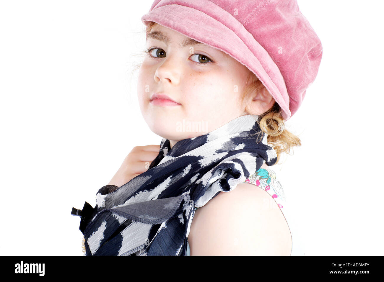 Young Girl Dressing Up Model Released Stock Photo - Alamy