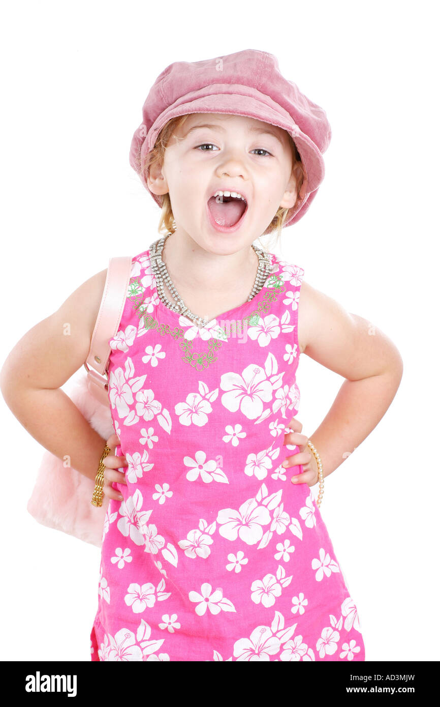 Young Girl Shouting Model Released Stock Photo - Alamy
