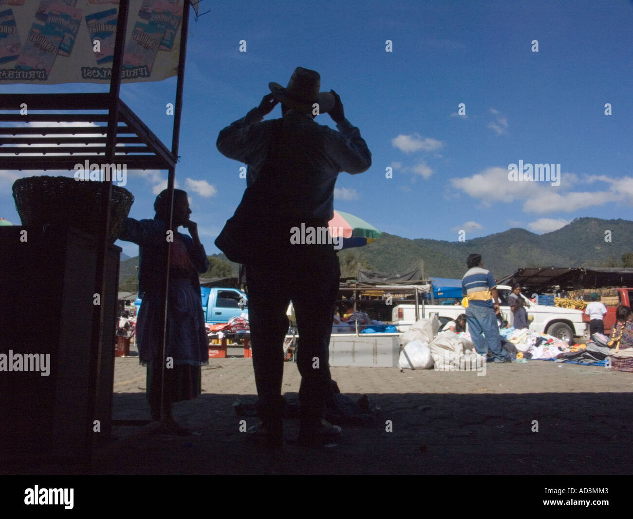 People talk on the periphery of the main market Stock Photo - Alamy