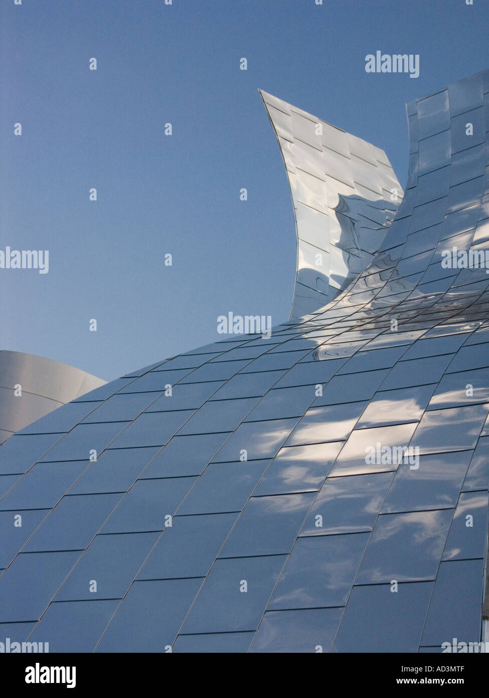 Details of Gehry designed Disney building in downtown Stock Photo - Alamy