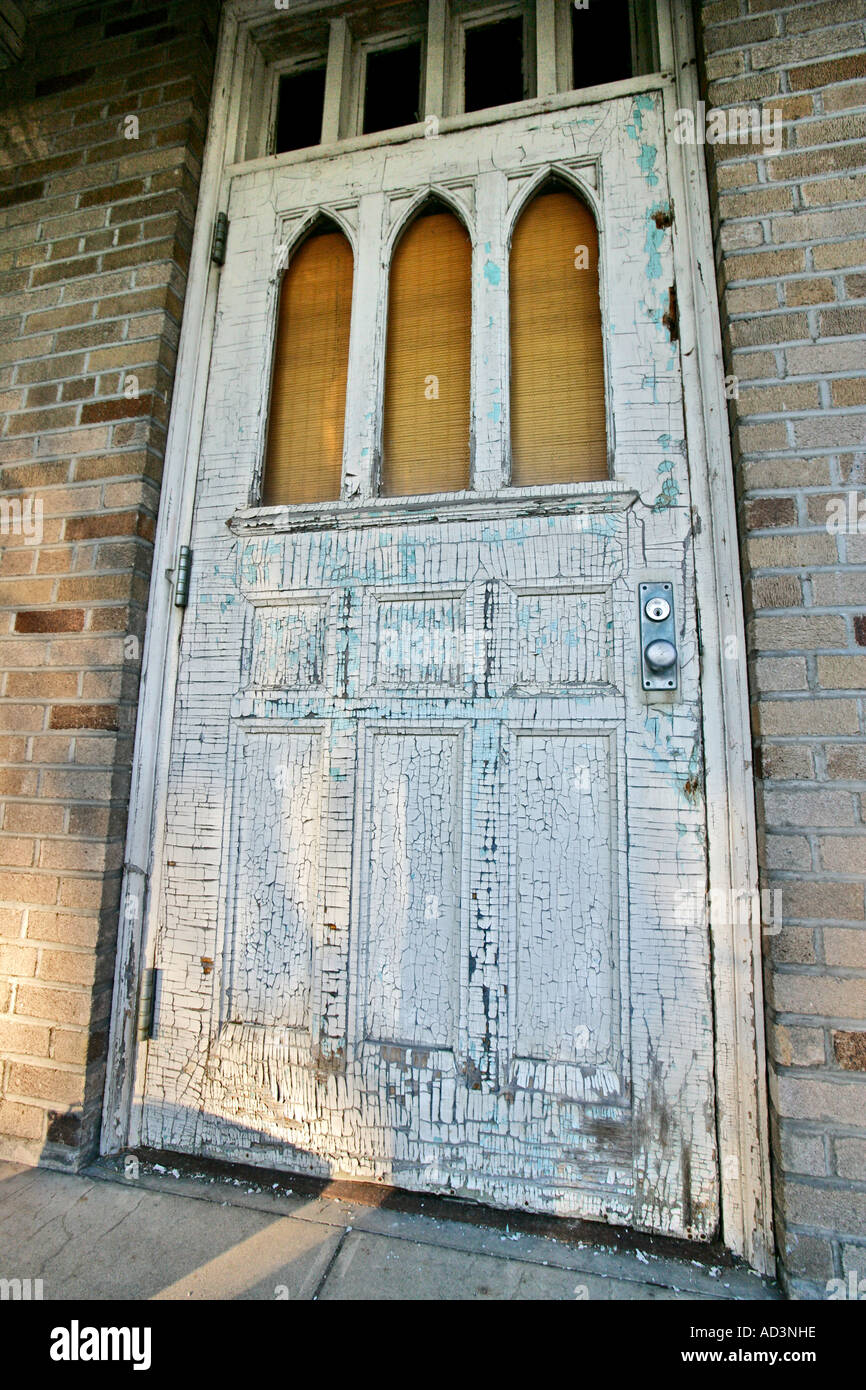 The Asylum Door Stock Photo - Alamy