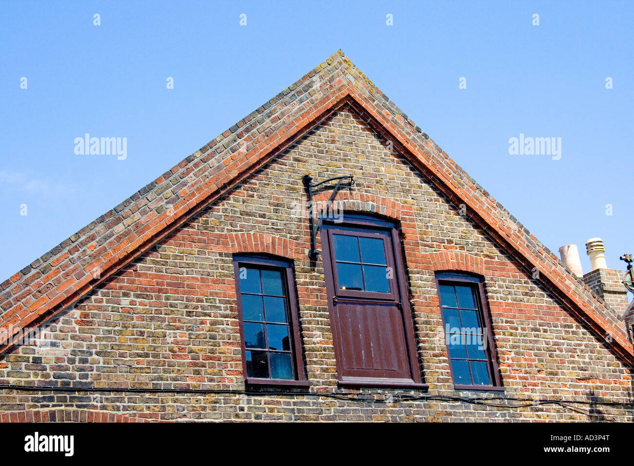 Corbelling used on brick gable hi-res stock photography and images - Alamy