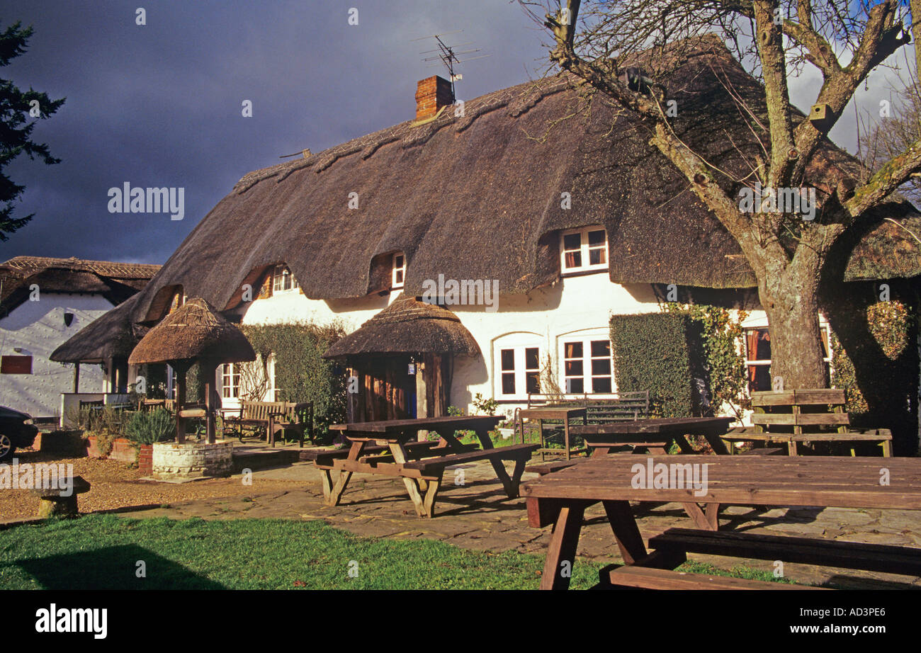 LOWER CHUTE HAMPSHIRE England UK February The Hatchet Inn a lovely ...