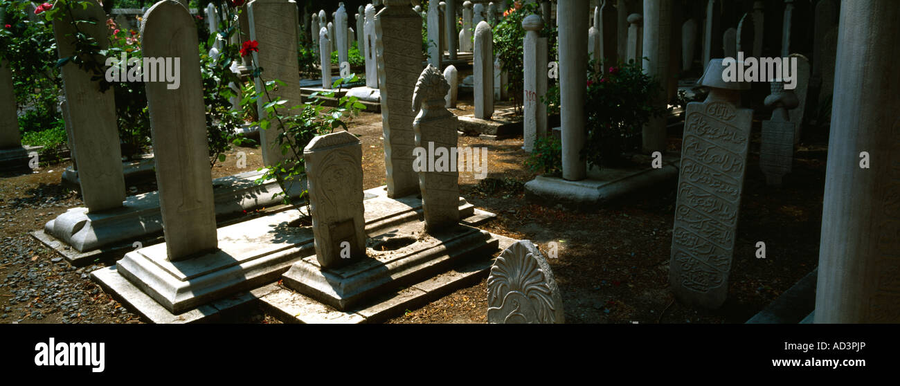 Istanbul Turkey Suleymaniye Cami Graveyard Stock Photo - Alamy