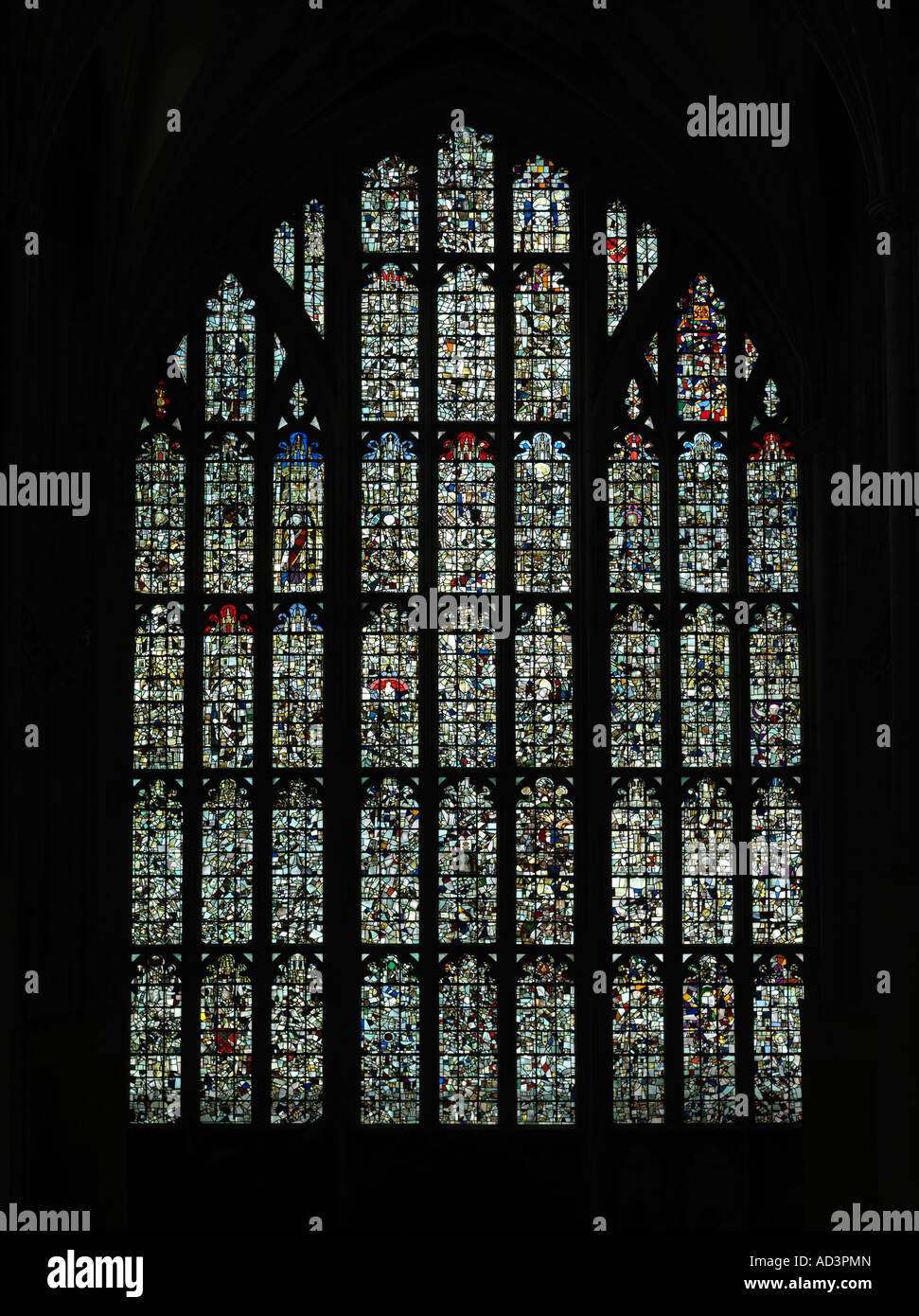 Stained glass window medieval cathedral hi-res stock photography and ...