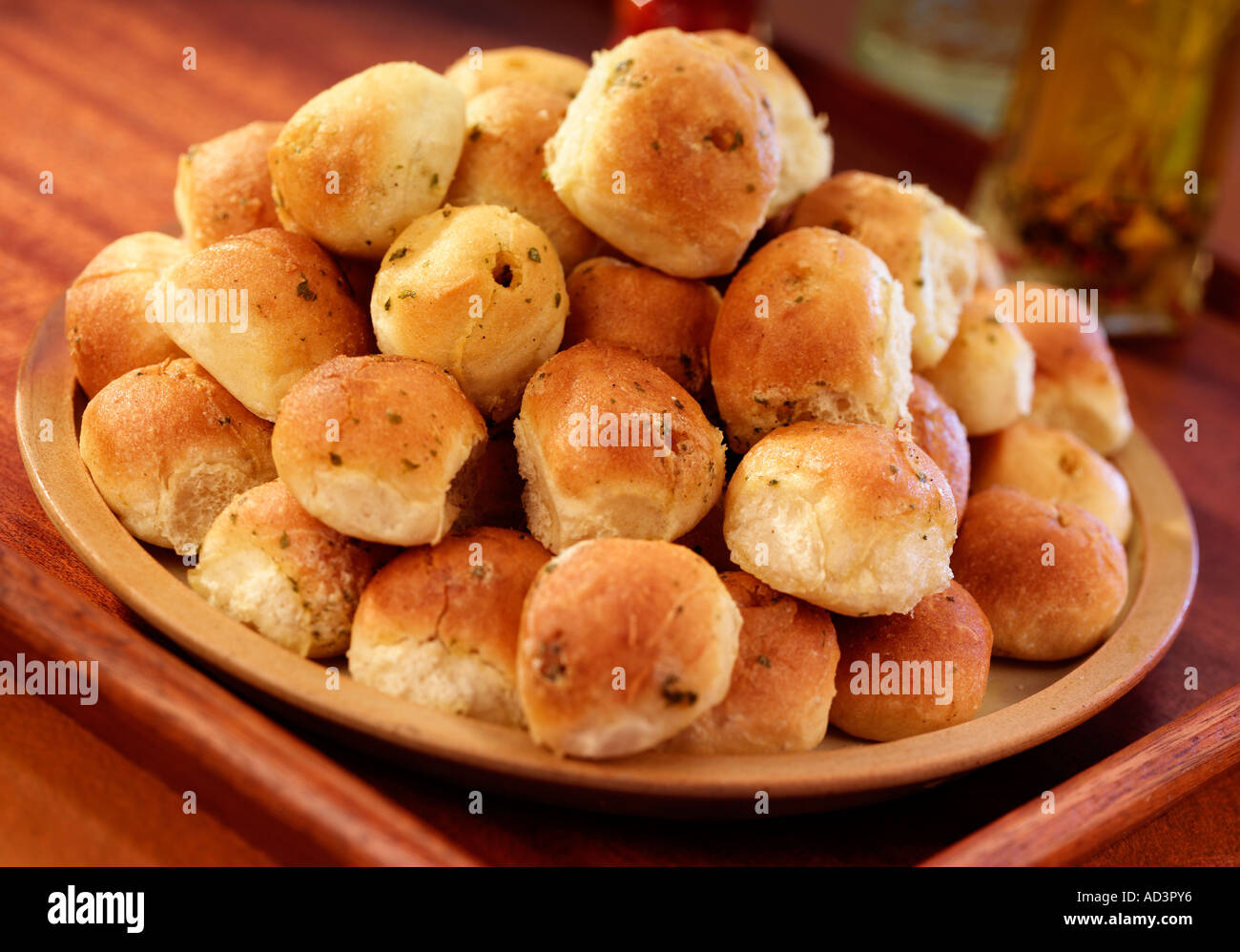 ITALIAN GARLIC DOUGHBALLS Stock Photo - Alamy
