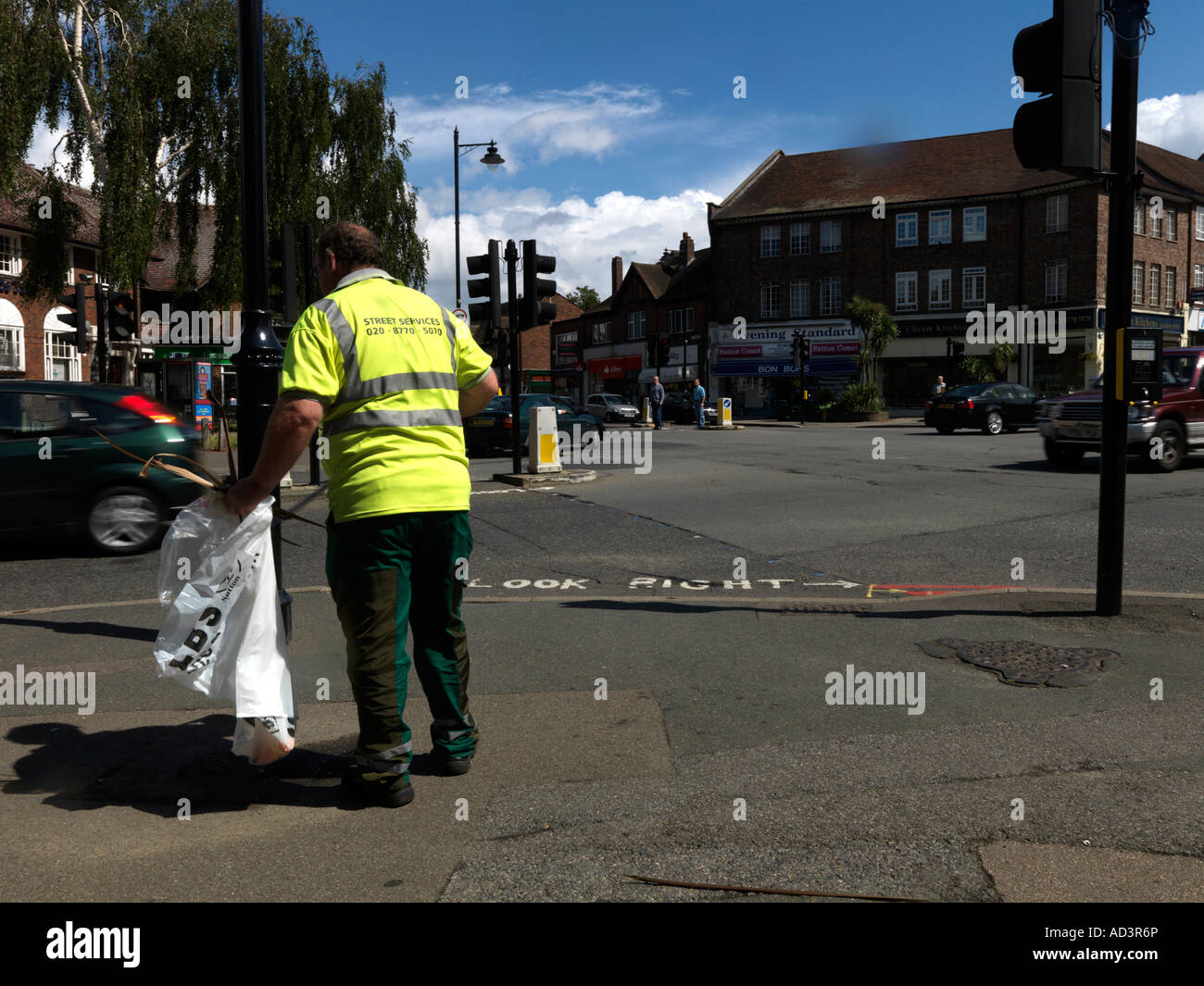 Cheam surrey england man cleaning hi-res stock photography and images ...