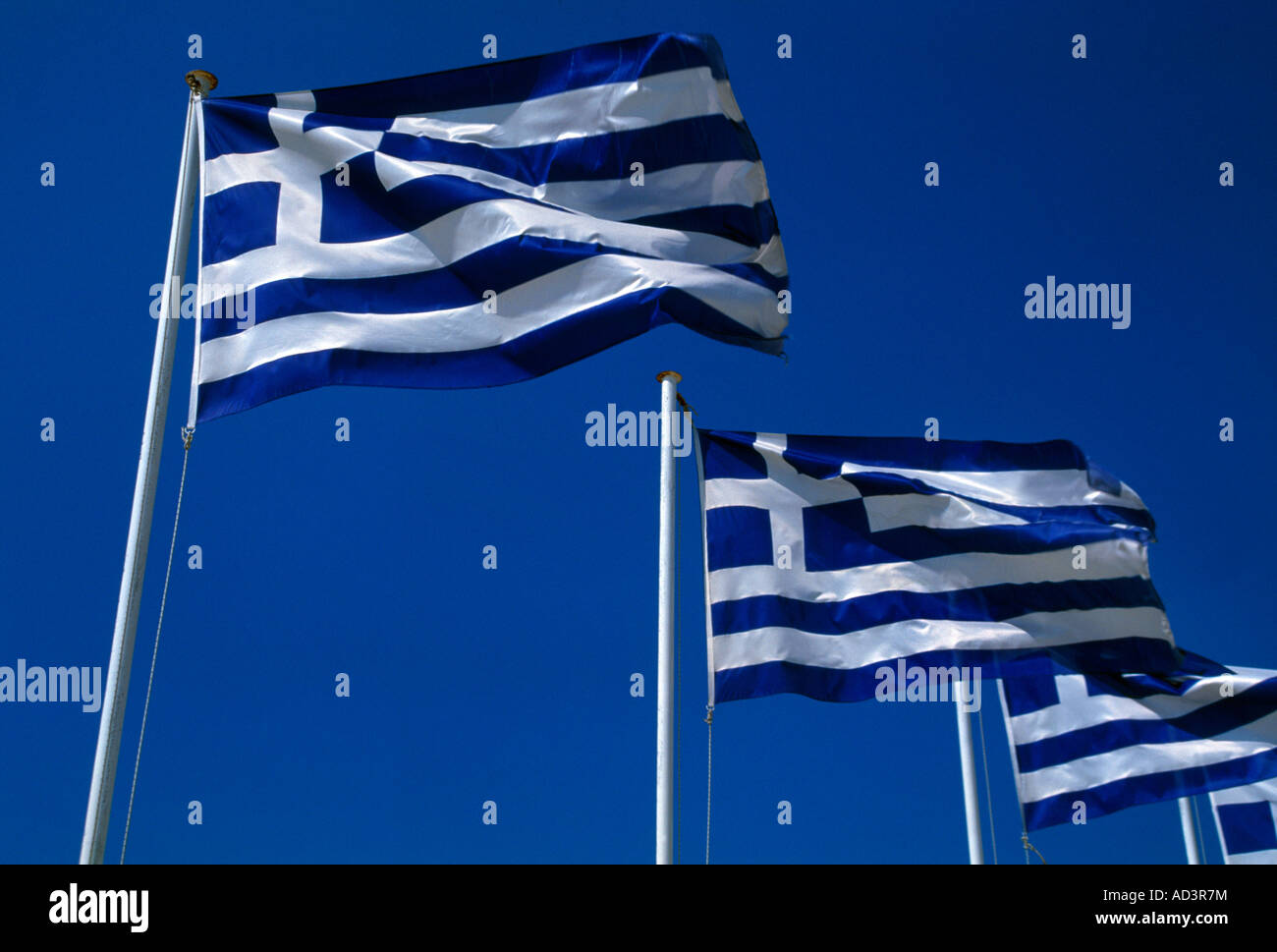 Greek flags hi-res stock photography and images - Alamy