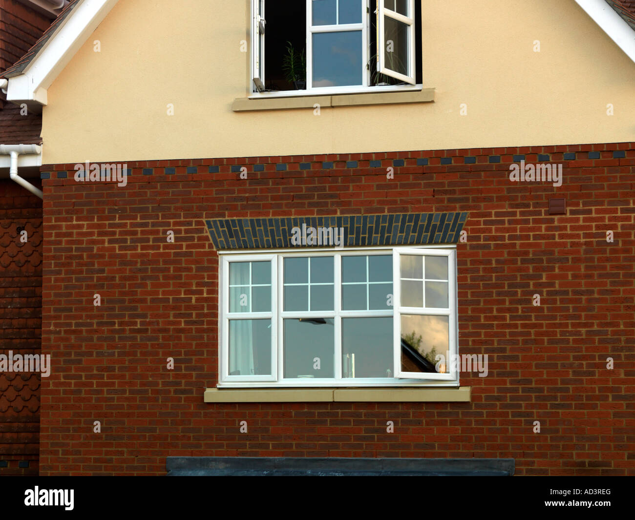Soldier Course of Bricks as Decorative Pattern Stock Photo - Alamy