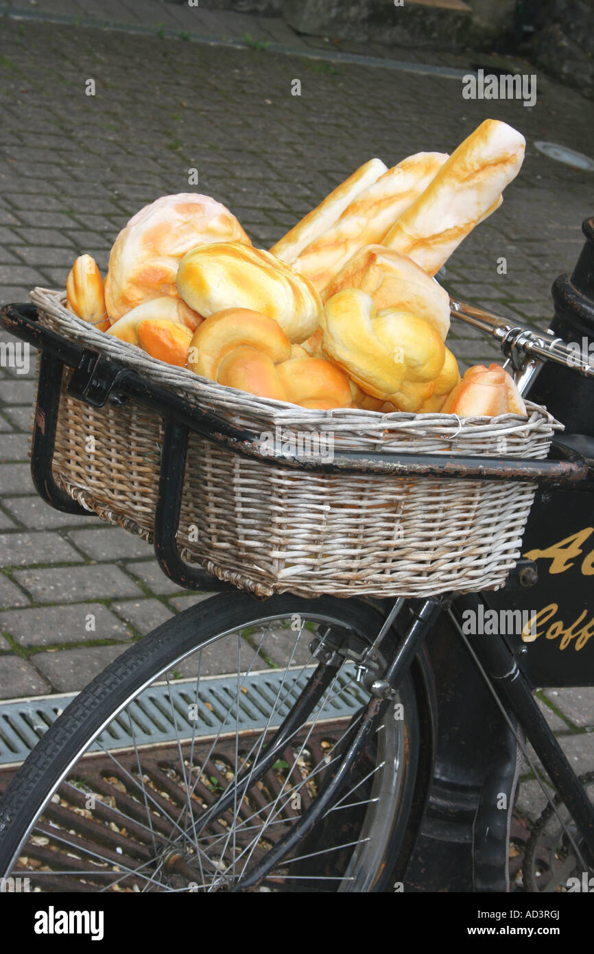 Delivering Bread Bicycle High Resolution Stock Photography and Images ...