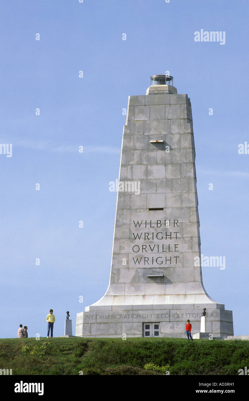 Wright Brothers National Memorial Kitty Hawk North Carolina Stock Photo ...