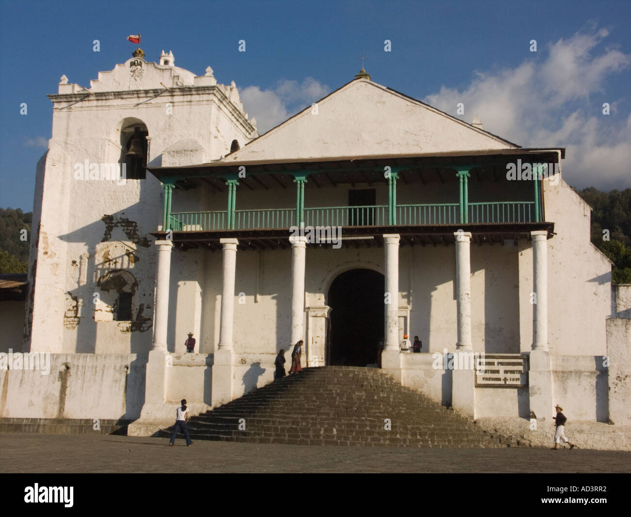 Catholic Church colonial Spanish church facade Stock Photo - Alamy