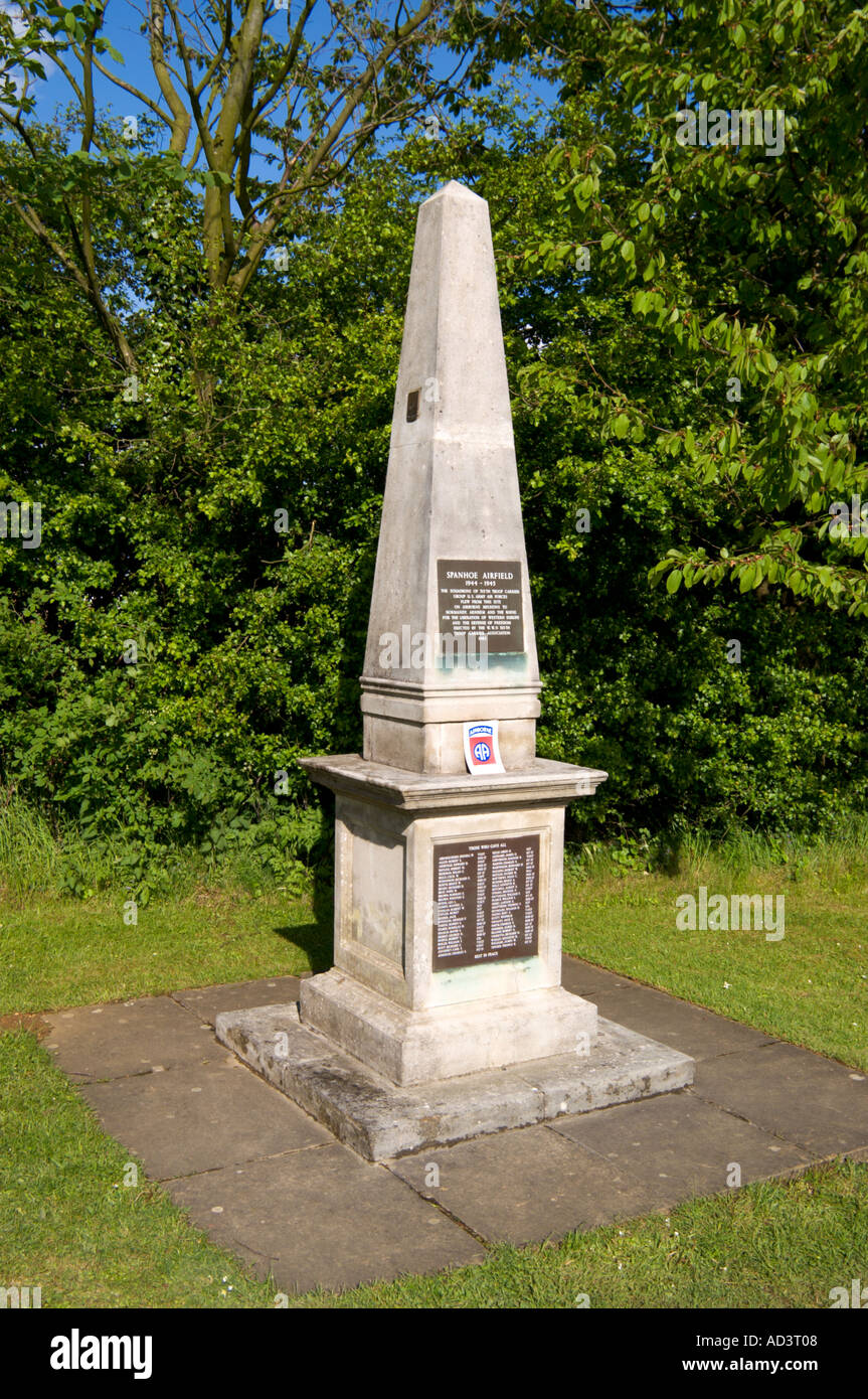 American airfield World War 2 memorial Spanhoe Northamptonshire England ...