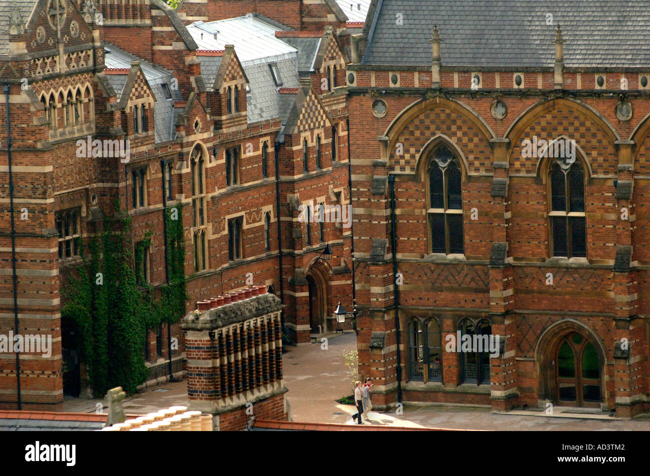Keeble College and its Victorian arch Oxford Stock Photo - Alamy