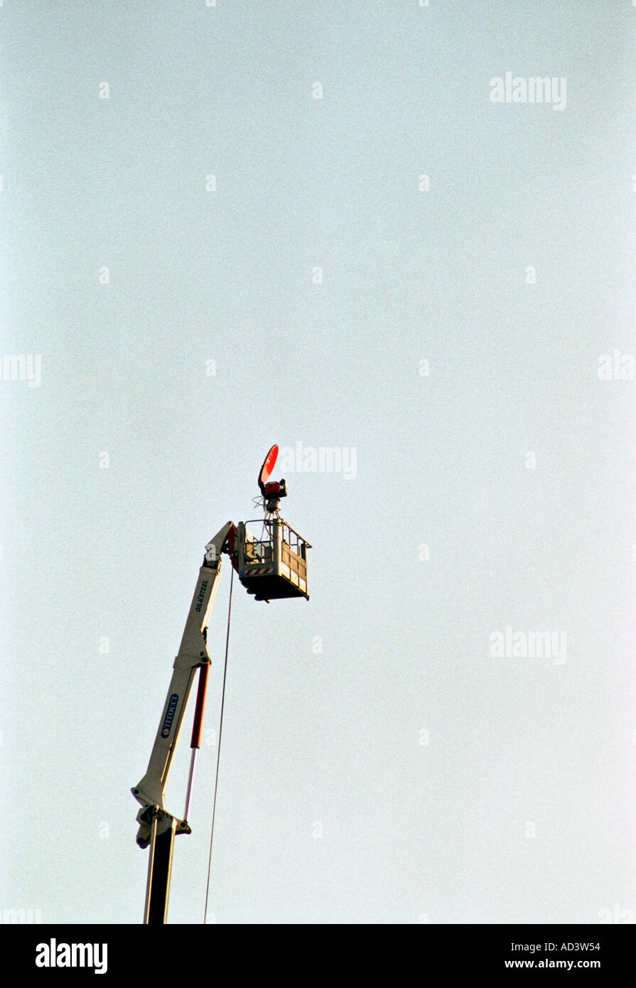 Cameraman on platform filming hi-res stock photography and images - Alamy