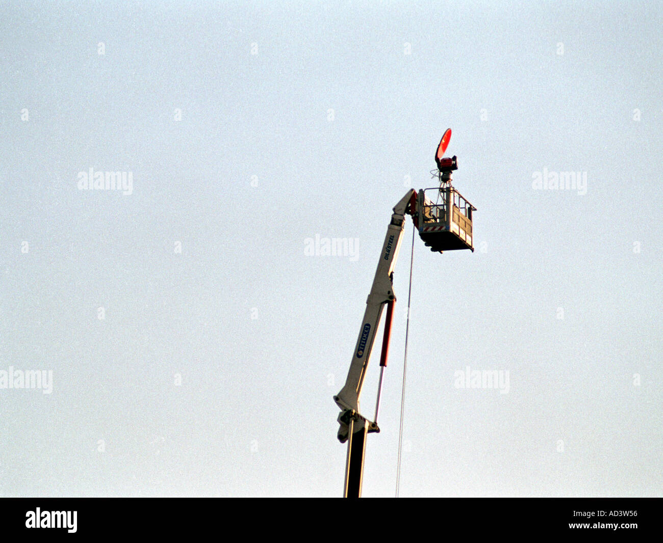 Cameraman on platform filming hi-res stock photography and images - Alamy