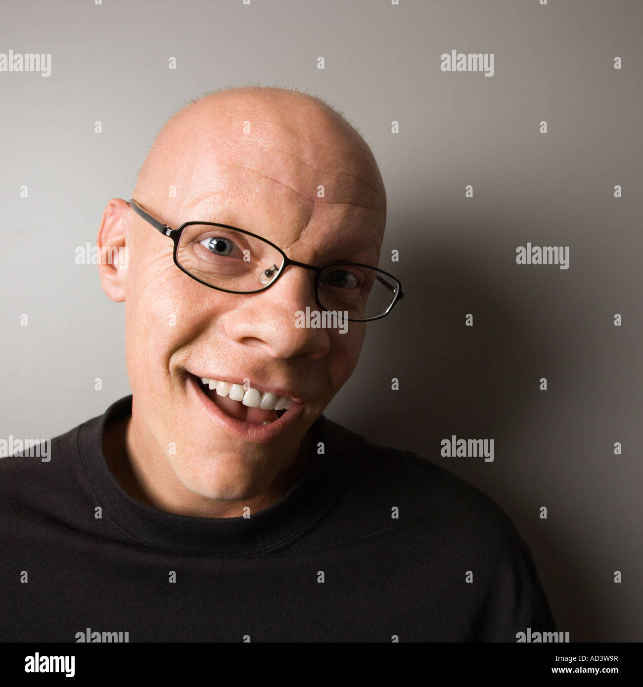 Portrait of mid adult Caucasian male smiling Stock Photo - Alamy