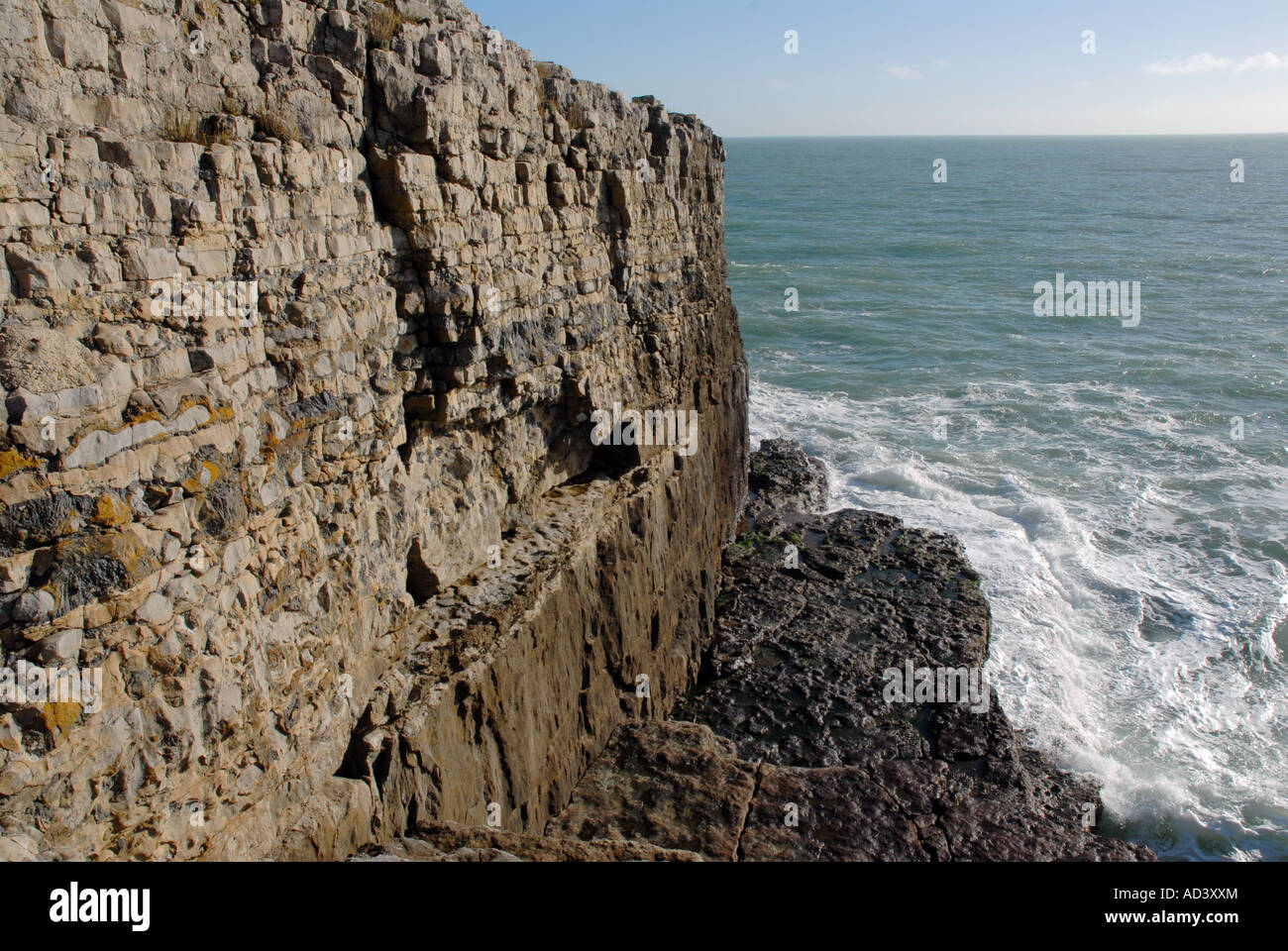 Jurassic Limestone Cliffs on Dorset World Heritage Site Stock Photo - Alamy