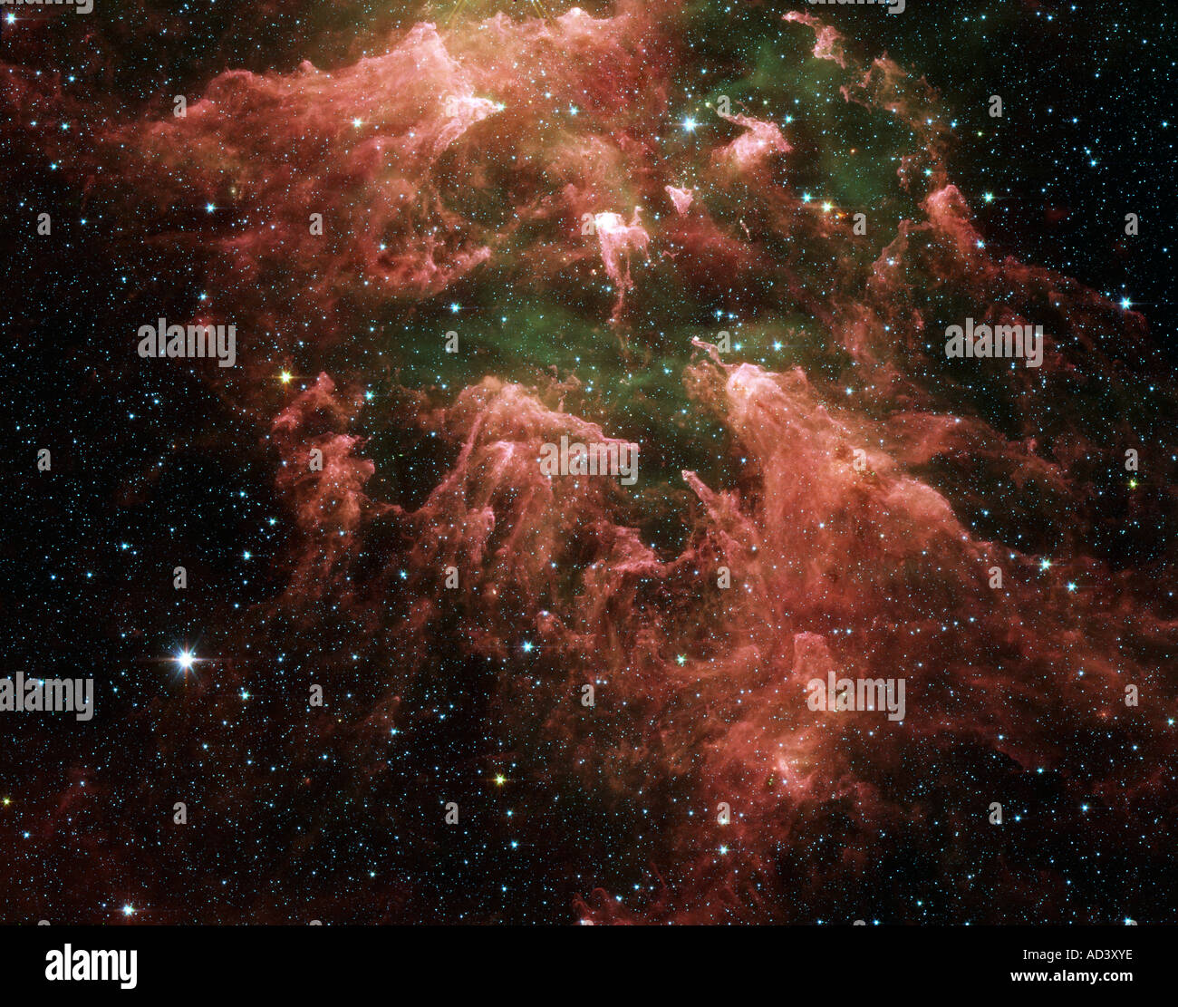 Middle Finger Nebula Pillars