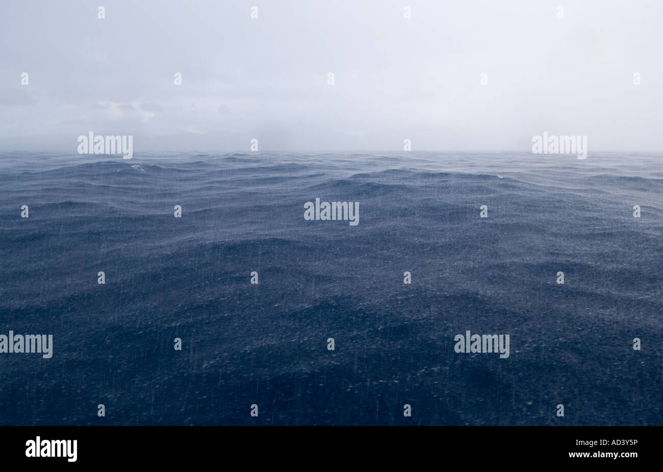 Heavy Rain over ocean, Kauai, Hawaii Stock Photo - Alamy