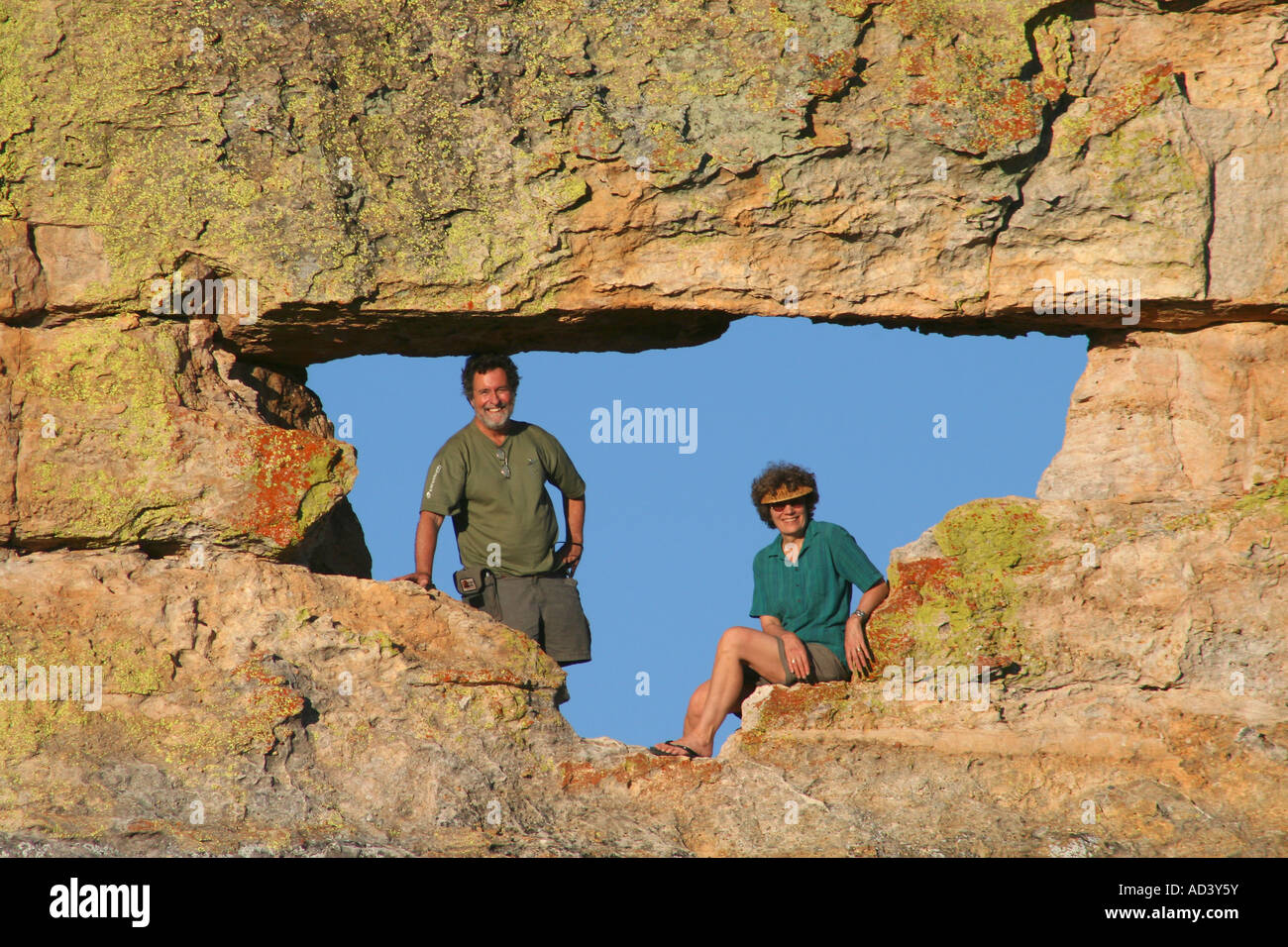 Madagascar, Isalo National Park, La Fenetre or Window Natural Arch ...
