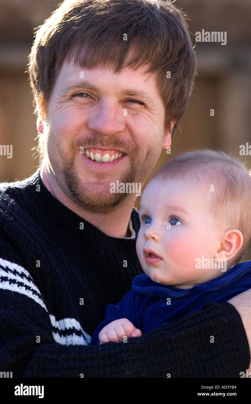 Father and son portrait Stock Photo - Alamy