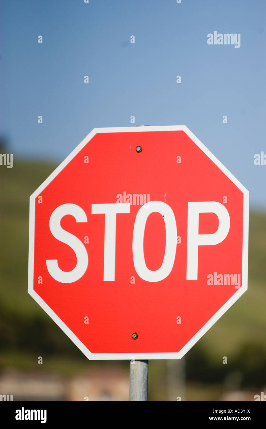 Stop Sign At Intersection Stock Photos & Stop Sign At Intersection ...
