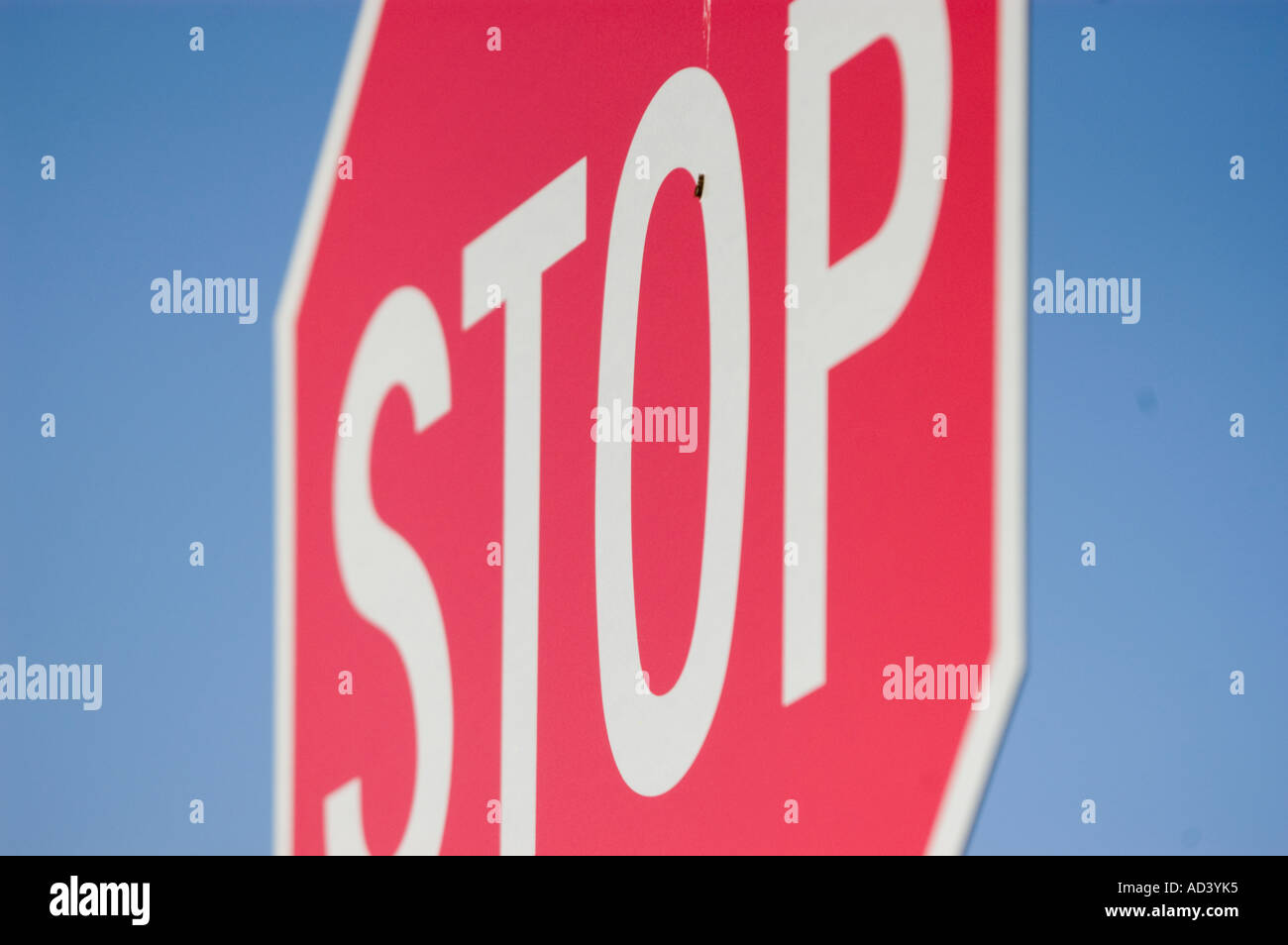 Stop Sign At Intersection High Resolution Stock Photography and Images ...