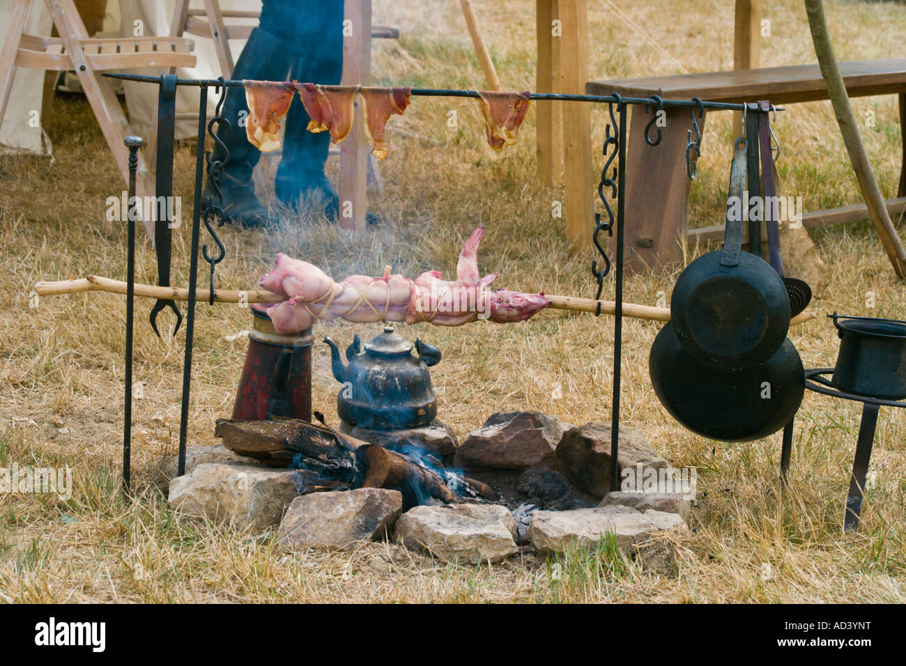 West Country Cowboy Dinner Stock Photo - Alamy