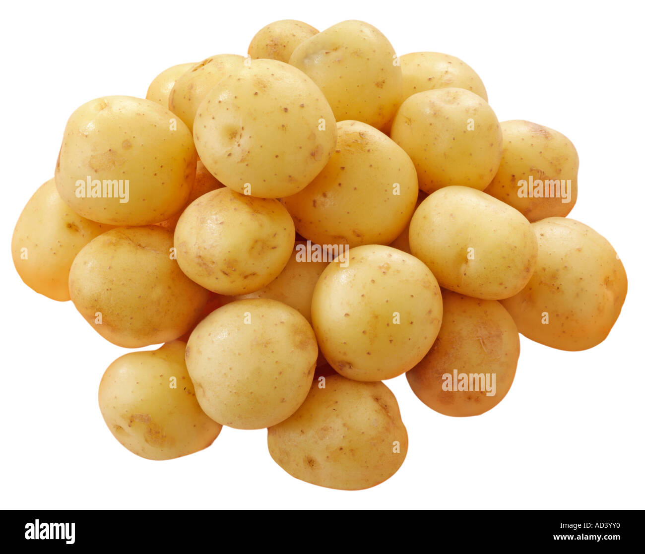 NEW POTATOES CUT OUT Stock Photo - Alamy