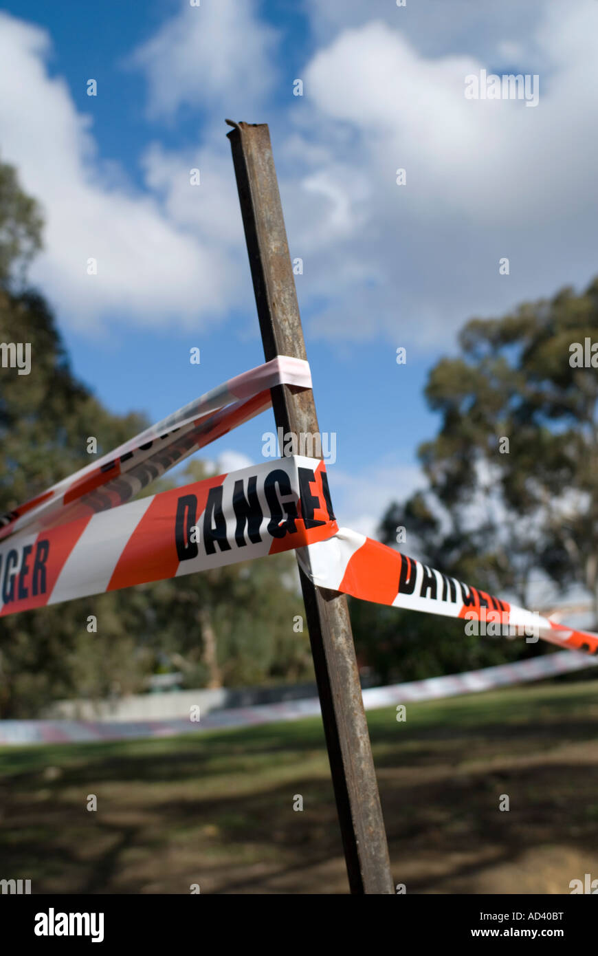 Repair pedestrian pavement barrier hi-res stock photography and images ...