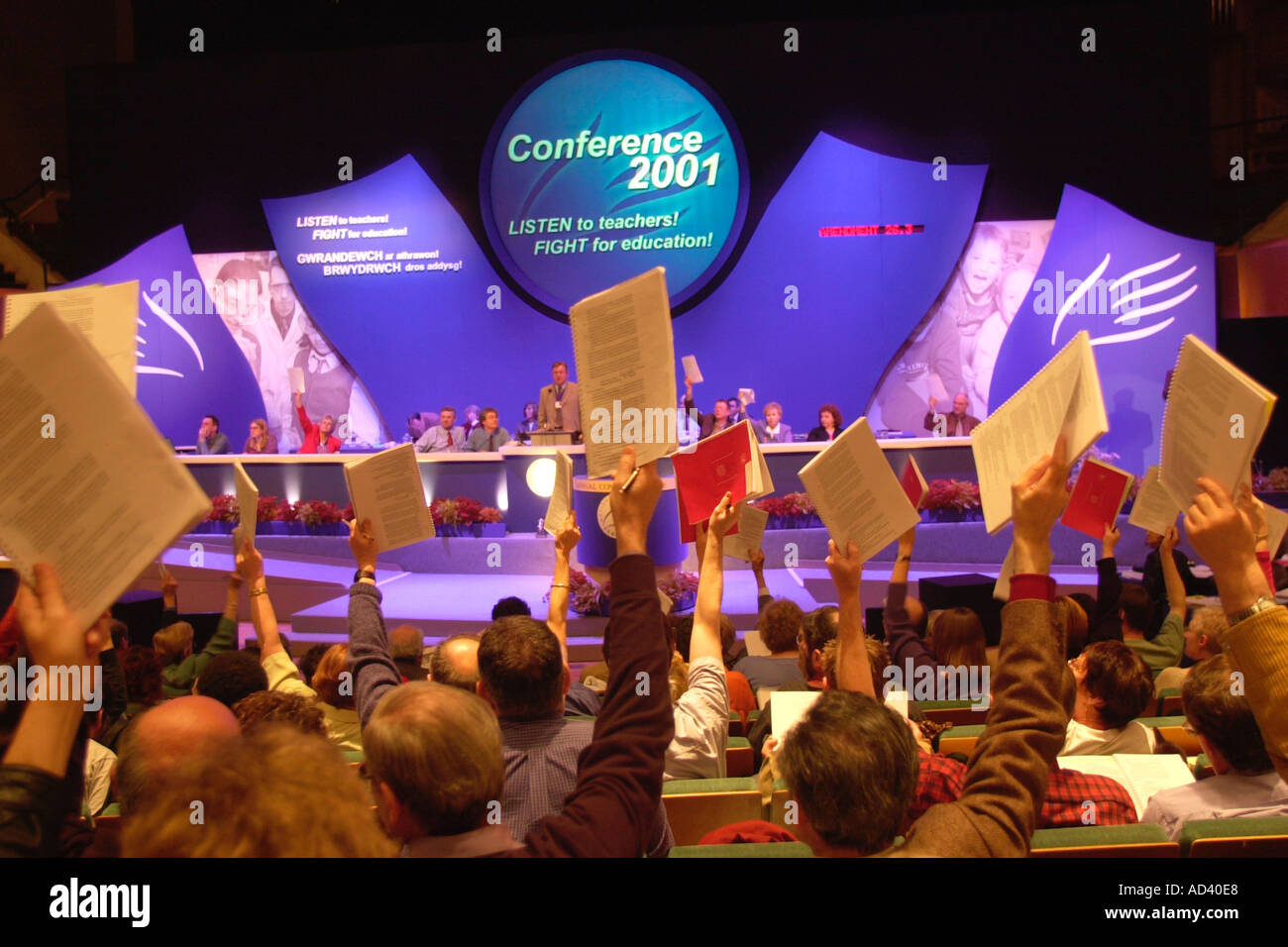 Delegates voting hi-res stock photography and images - Alamy