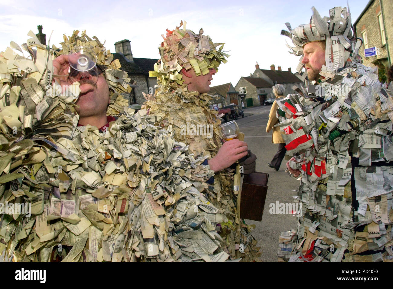 Marshfield Mummers The Old Time Paper Boys perform on Boxing Day ...