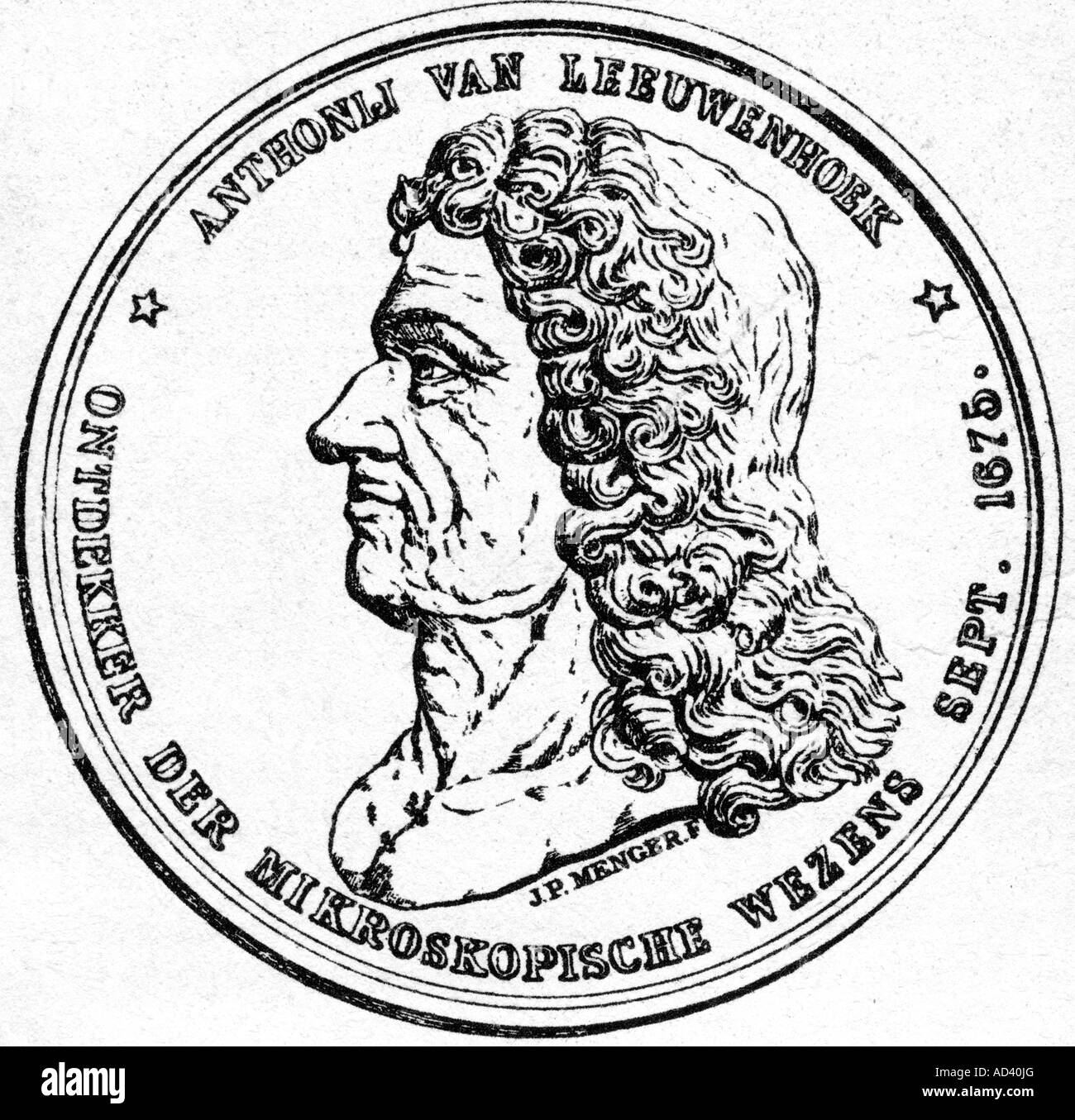 Antony van leeuwenhoek Black and White Stock Photos & Images - Alamy