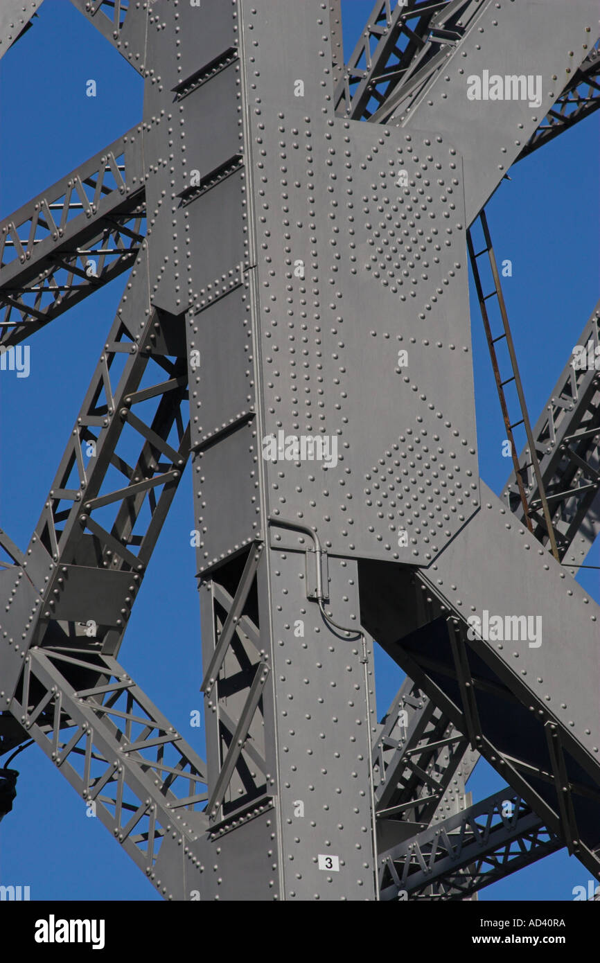 Story Bridge construction detail Brisbane Australia Stock Photo - Alamy