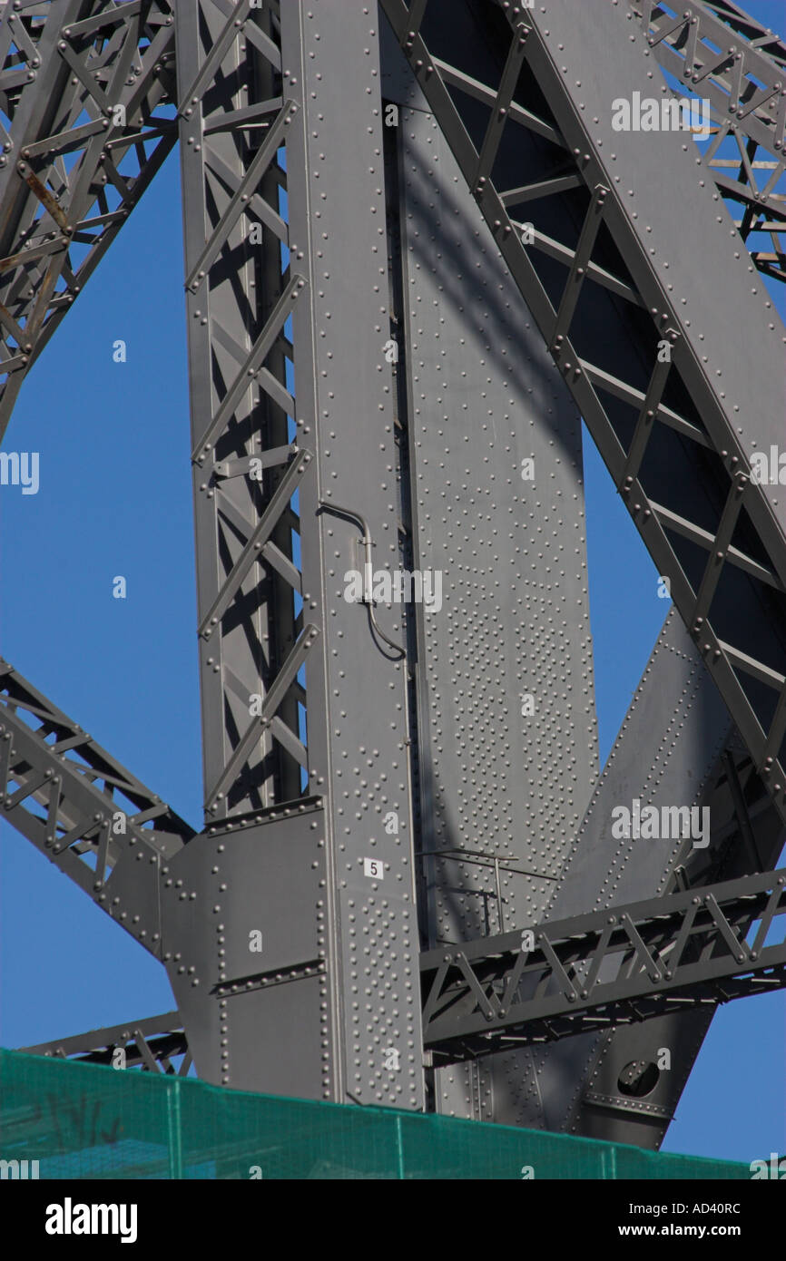 Story Bridge construction detail Brisbane Australia Stock Photo - Alamy