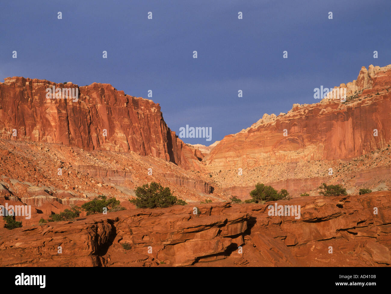 Capitol Reef National Park geology Stock Photo - Alamy