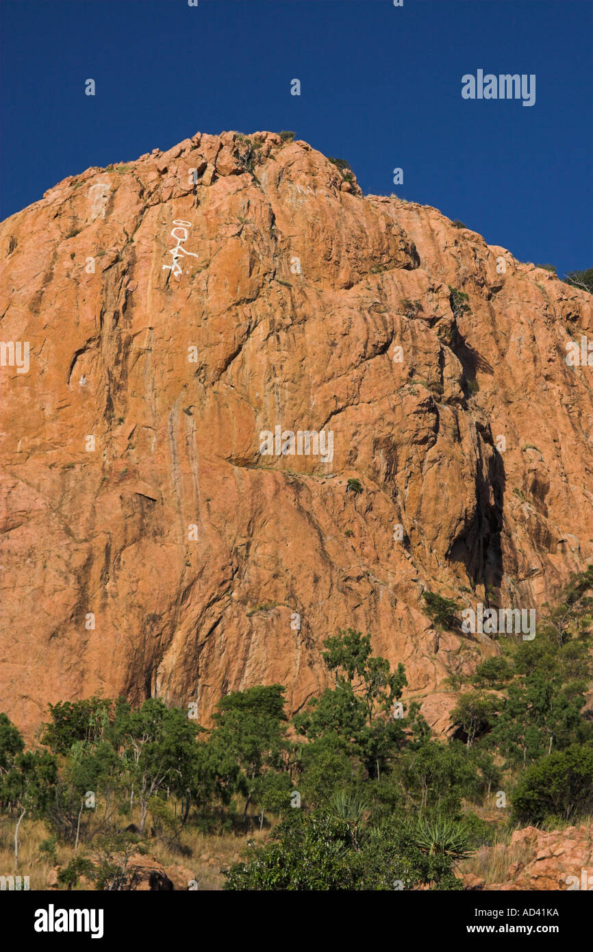 Castle Hill including well known grafitti of The Saint Townsville ...