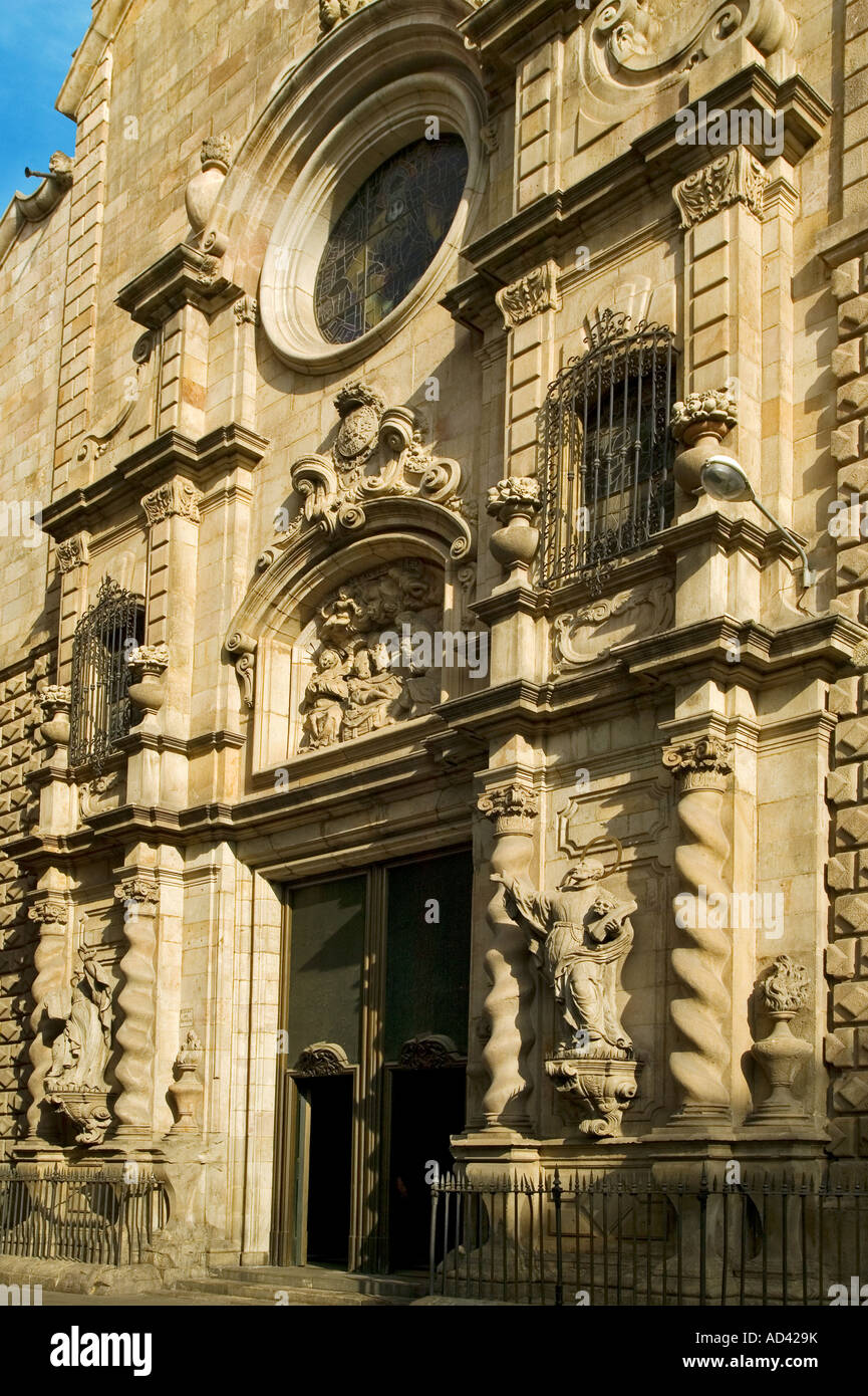 Church Betlem- Barcelona - Spain Stock Photo - Alamy