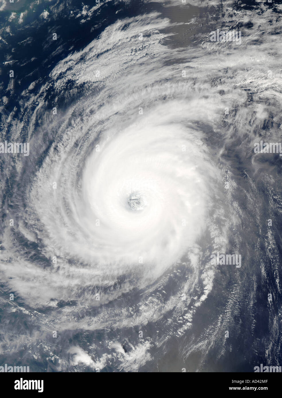 Typhoon Sudal south of Japan, satellite image Stock Photo - Alamy