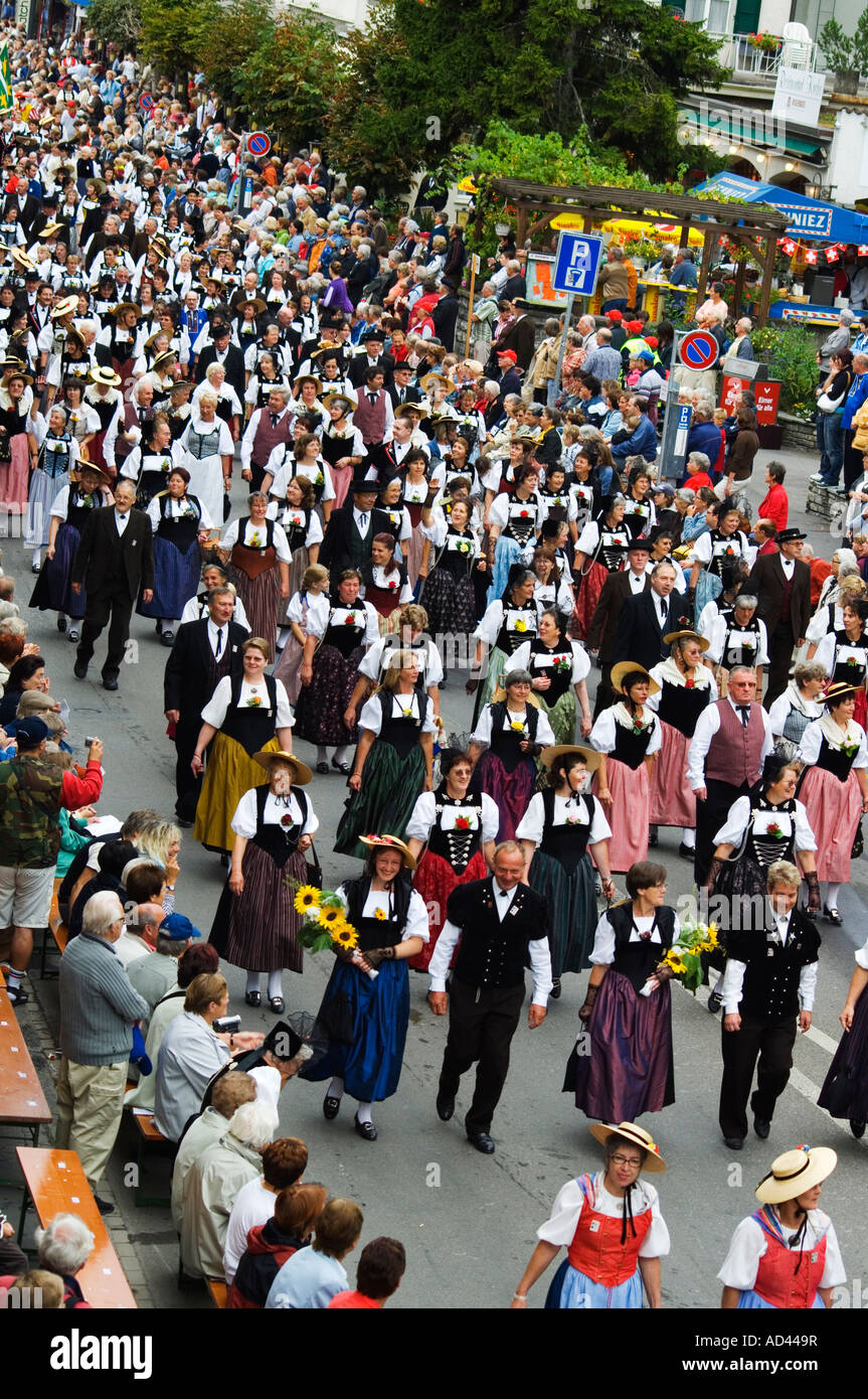 Switzerland Jungfrau Region Interlaken Unspunnen Festival Parade for ...